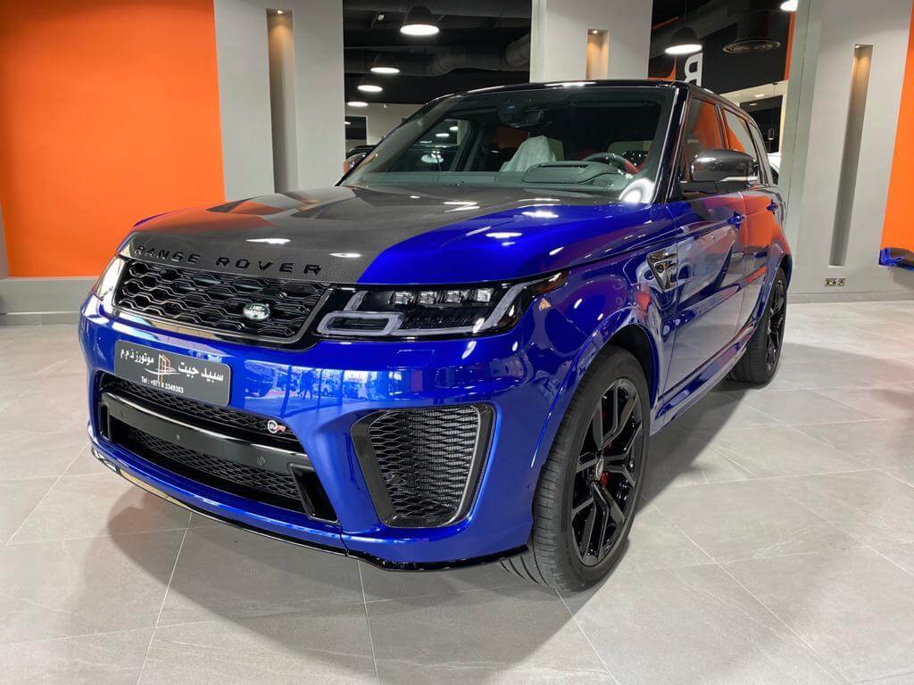 Rent Range Rover Sports SVR 2022 Dubai - HM Rentals